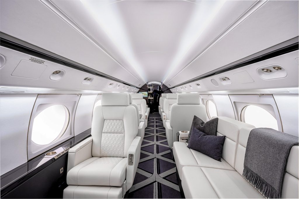 Luxury Cabin Captures | Private Jet Cabin Photography by AeroMedia