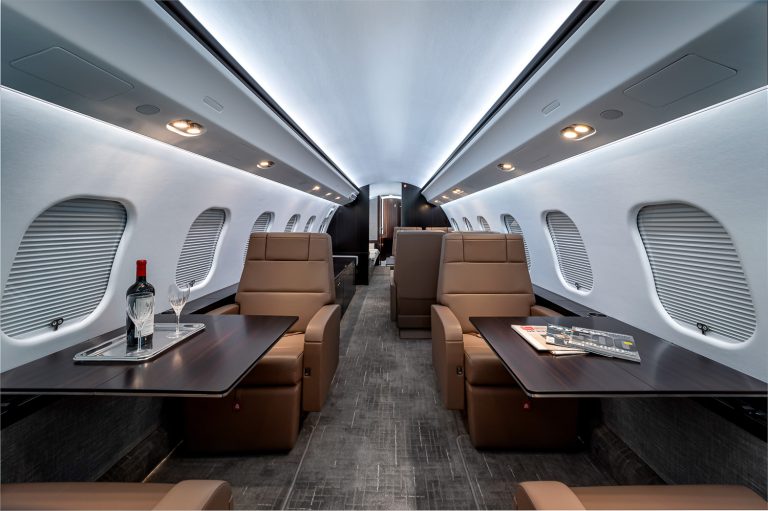 Luxury Cabin Captures | Private Jet Cabin Photography by AeroMedia