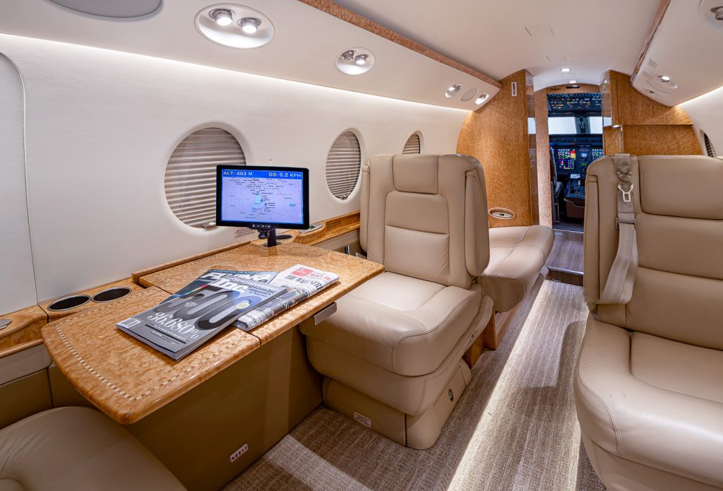 Luxury Cabin Captures | Private Jet Cabin Photography by AeroMedia