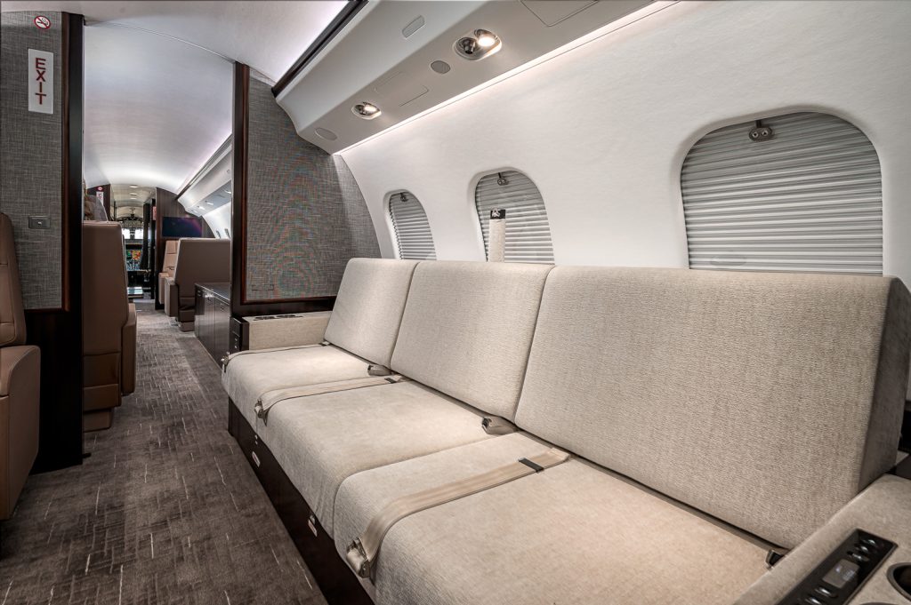 Luxury Cabin Captures | Private Jet Cabin Photography by AeroMedia
