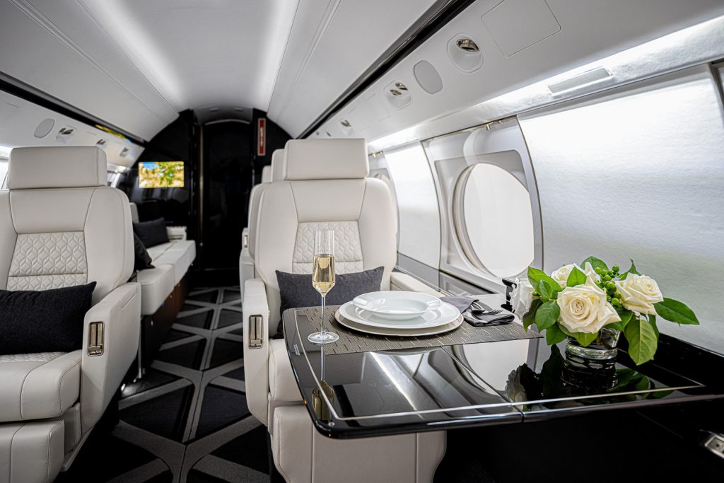 Luxury Cabin Captures | Private Jet Cabin Photography by AeroMedia