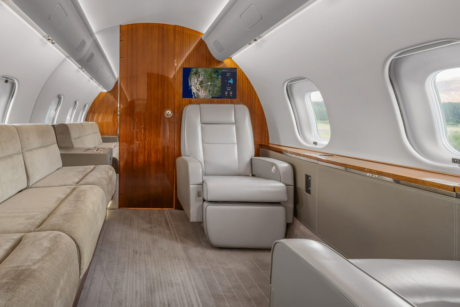 Luxury Cabin Captures | Private Jet Cabin Photography by AeroMedia