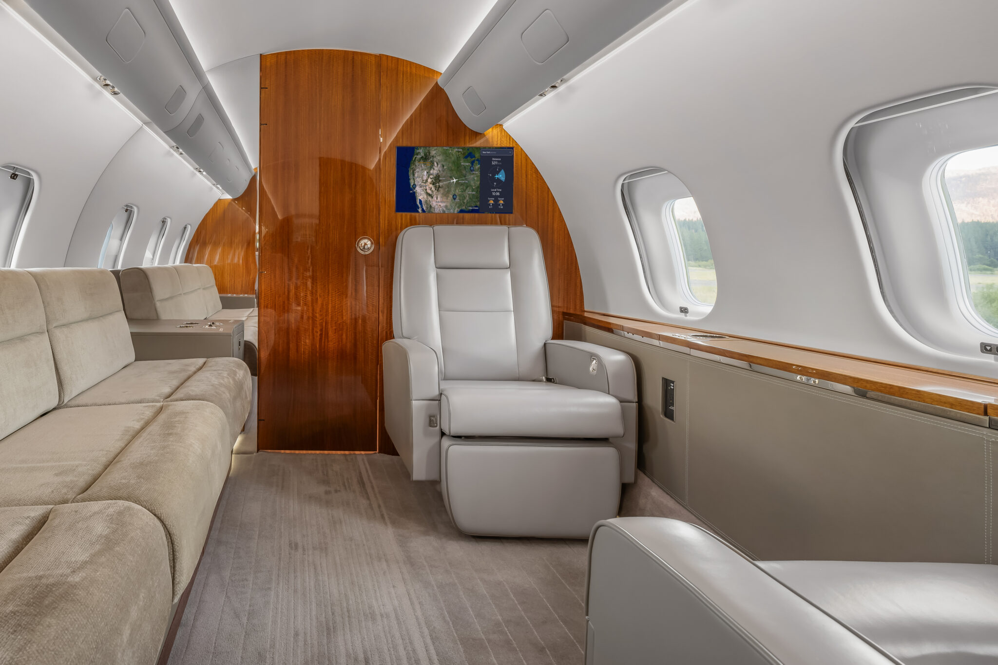 Luxury Cabin Captures | Private Jet Cabin Photography by AeroMedia